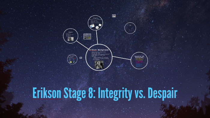 Erikson Stage 8: Integrity vs. Despair by Big Bang Psychology on Prezi