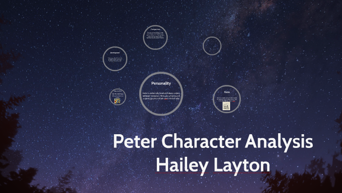 Peter Character Analysis by hailey layton