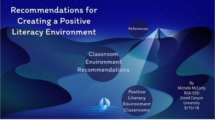 Recommendations for Creating a Positive Literacy Environment by ...