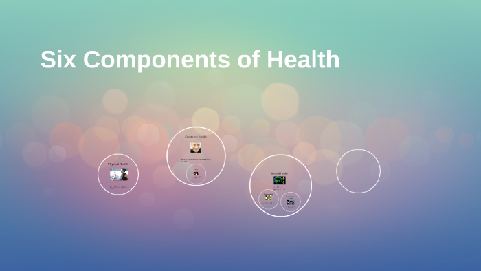 Six Components of Health by G Thumann on Prezi