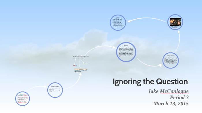 Ignoring the Question by Jake McConlogue on Prezi