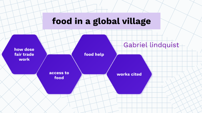 food in a global village by Gabriel Lindquist on Prezi
