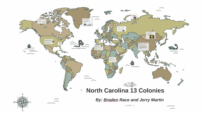 North Carolina 13 colonies by braden race
