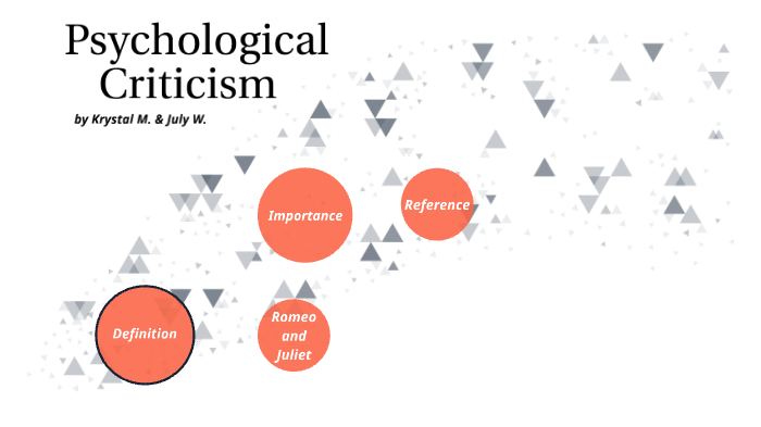 Psychological Criticism by Allen Cai on Prezi