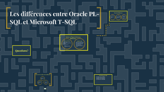 Differences entre T//SQL et PL/SQL by Dimitri Quenault on Prezi