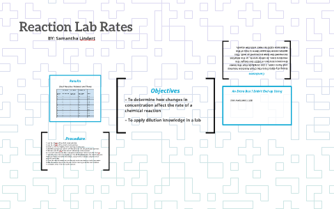 Reaction Lab Rates by Samantha Lindert on Prezi