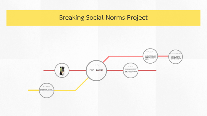 Breaking Social Norms Project by Faith Dumais