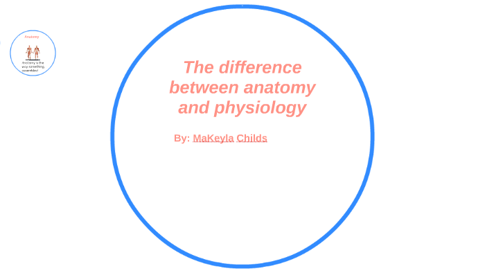 The difference between anatomy and physiology by MaKeyla Childs on Prezi