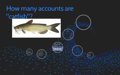 How many Facebook acounts are "catfish" by Harrison Cameron on Prezi