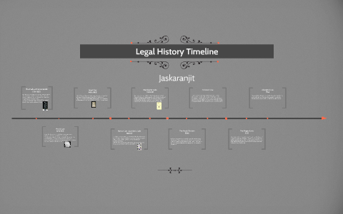 Legal History Timeline by Jaskaranjit Chhoker on Prezi