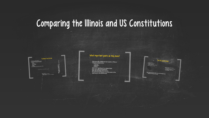 Comparing the Illinois and US Constitutions by Jason Spoor-Harvey on Prezi