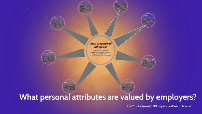 What personal attributes are valued by employers? by Mike Wierzchowski ...