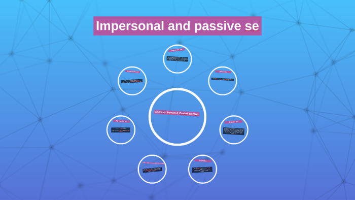 Impersonal and Passive se by Spencer Surratt on Prezi