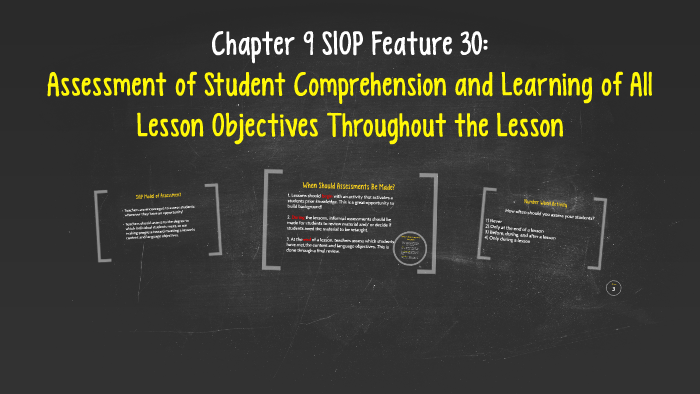 Chapter 9 SIOP Feature 30: by kyle gallop on Prezi