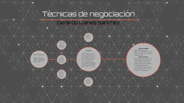 Tecnicas de negociacion by Gerardo Llanes Sanchez on Prezi
