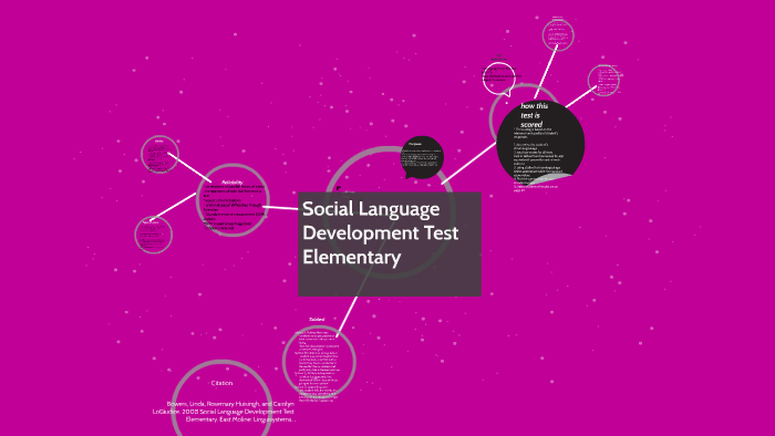 Social Language Development Test Elementary by Nancy Herrera on Prezi