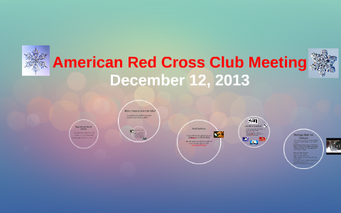 American Red Cross Club Meeting Presentation by Olympia Red Cross on Prezi