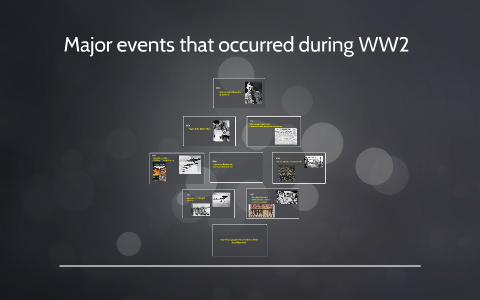 Major events that occured during WWII by Bridget C on Prezi