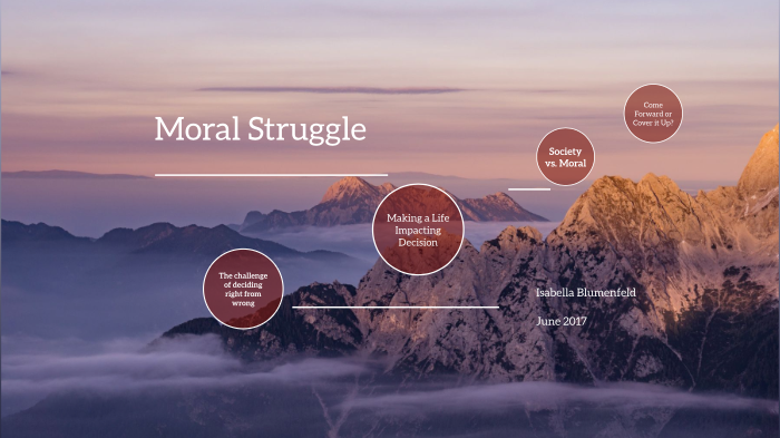 Moral Struggle by Isabella Blumenfeld on Prezi