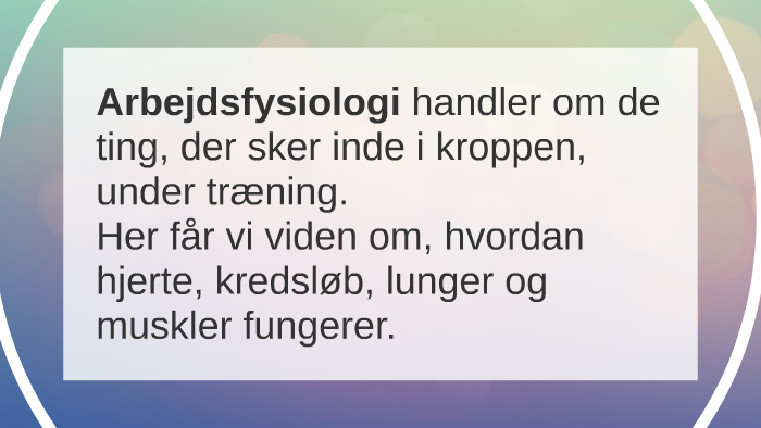 Arbejdsfysiologi by Thomas Ravn on Prezi