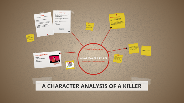 A character analysis of a killer by Jill Sader on Prezi