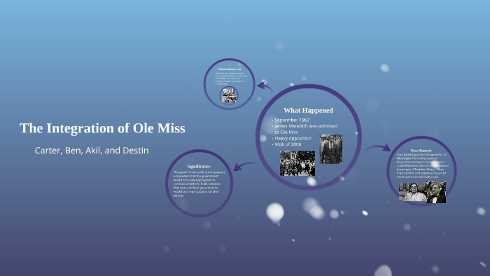 The Integration of Ole Miss by Carter Burchi on Prezi