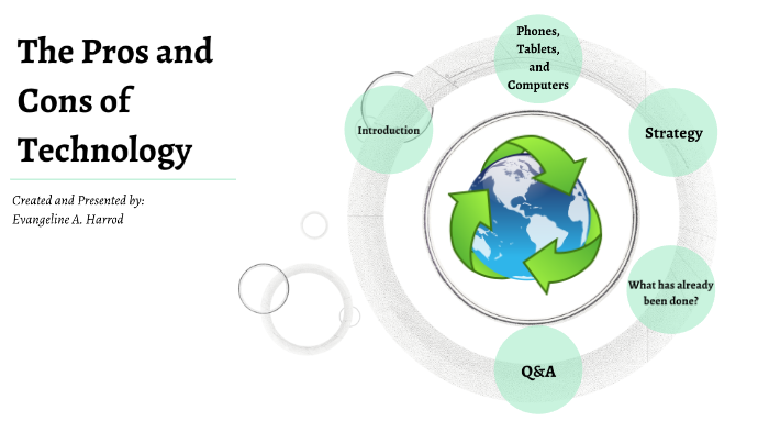 The Pros and Cons of Technology by EVANGELINE HARROD