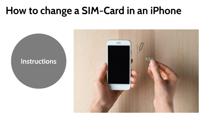 How to change a SIM-Card by Patrick Bryce on Prezi