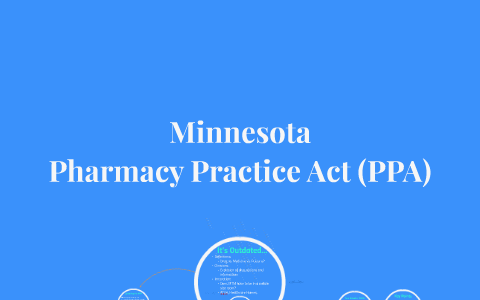 Pharmacy Practice Act (PPA) by Tony Olson on Prezi