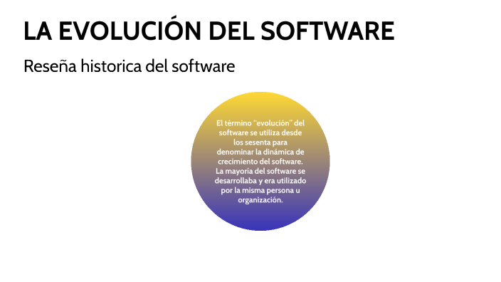 La evolución del software by Julián David Quintero on Prezi
