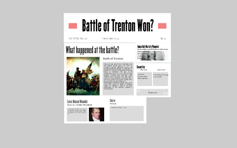 Battle of Trenton- Haniel by Shane Tatman on Prezi