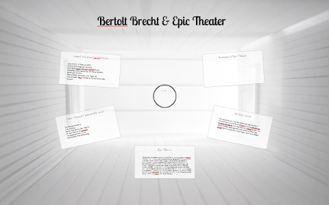 Bertolt Brecht & Epic Theater by This is a name on Prezi