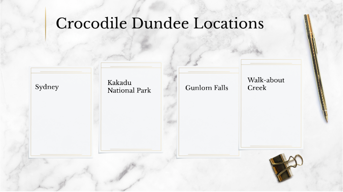 Crocodile Dundee Locations by Jennifer Sinclair on Prezi
