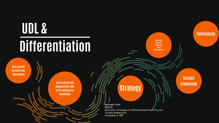UDL & Differentiation by Michaela Clark on Prezi