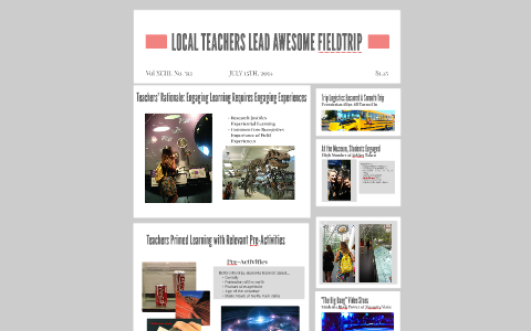 TEACHERS CARBERRY, MAHANAN, AND SHURRY LEAD AWESOME FIELDTRI by Gabriel ...