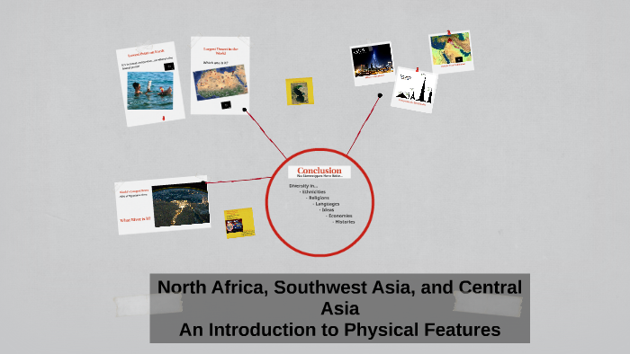 North Africa, Southwest Asia, and Central Asia: Physical Ext by ...