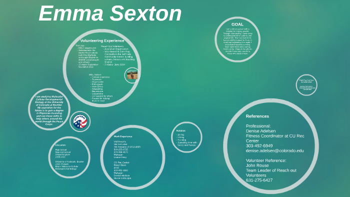Emma Sexton Resume by emma sexton on Prezi