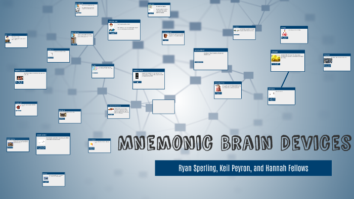 Mnemonic Brain Devices by Hannah Fellows on Prezi
