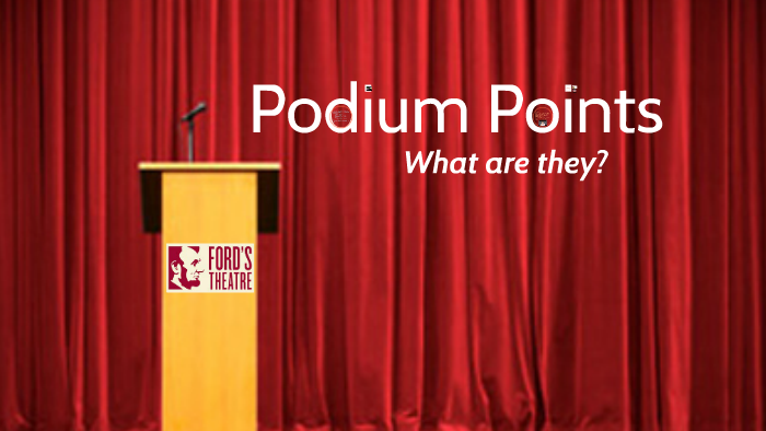 Podium Points by Samantha Stone on Prezi