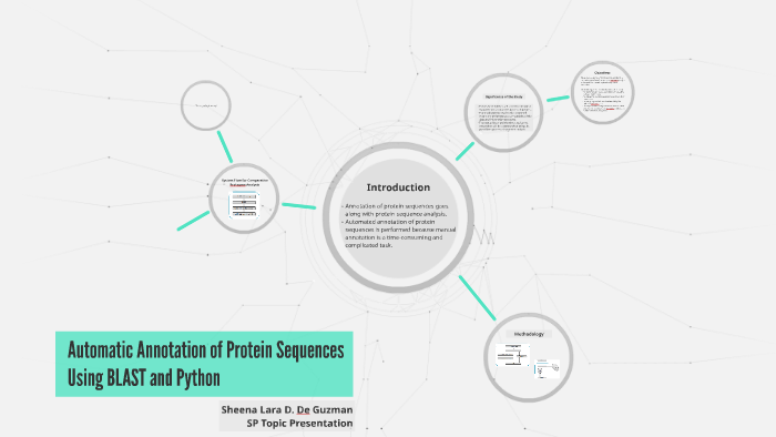 Automatic Annotation of Protein Sequences Using BLAST and Python by ...