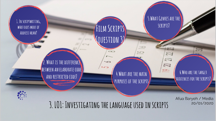 3. LO1: Investigating the language used in scripts by Afua Baryeh on Prezi