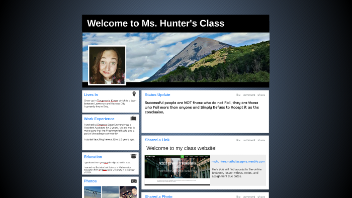 Welcome to Ms. Hunter's Class by Madison Hunter on Prezi