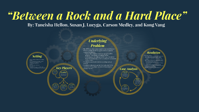 “Between a Rock and a Hard Place”: Group Case Study Analysis by ...