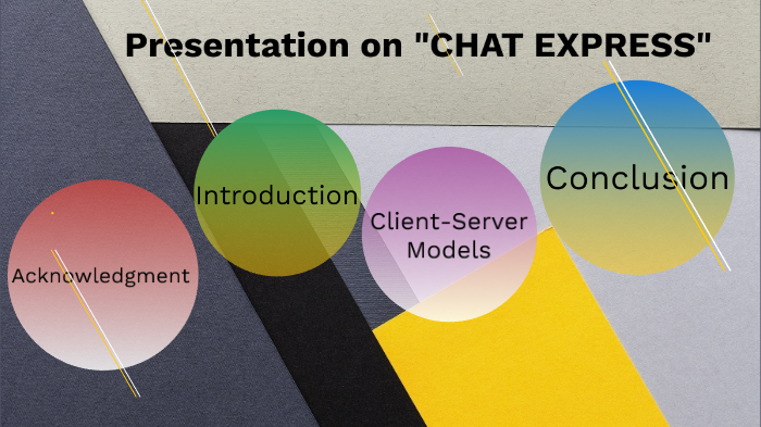Presentation on "CHAT EXPRESS" by Mohd Adil Mansoori on Prezi