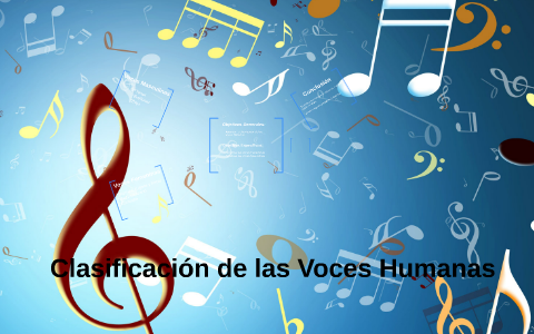 Clasificación de las Voces Humanas by Raul Dastres Gallardo