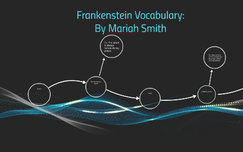 Frankenstein Vocabulary: by Mariah Smith on Prezi