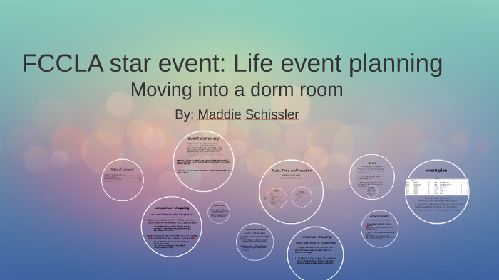 FCCLA star event: life event planning by maddie schissler on Prezi