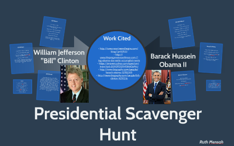 Presidential Scavenger Hunt by Ruth Mensah on Prezi