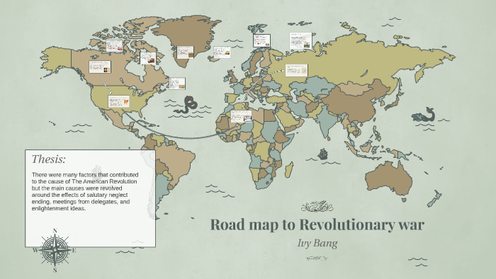 Road map to Revolutionary war by Ivy B. on Prezi