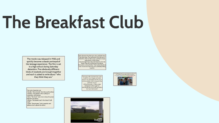 The Breakfast Club by Madeline Rothman on Prezi